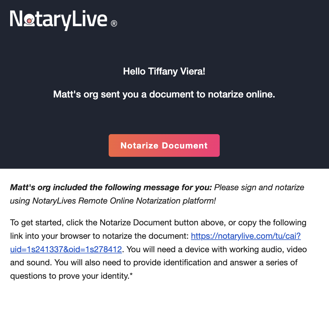 I Was Reed To Sign And Notarize A Document On NotaryLive What Next 